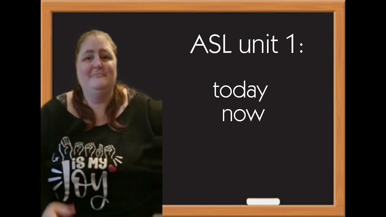 Learn ASL: ASL unit 1 part 2 - YouTube