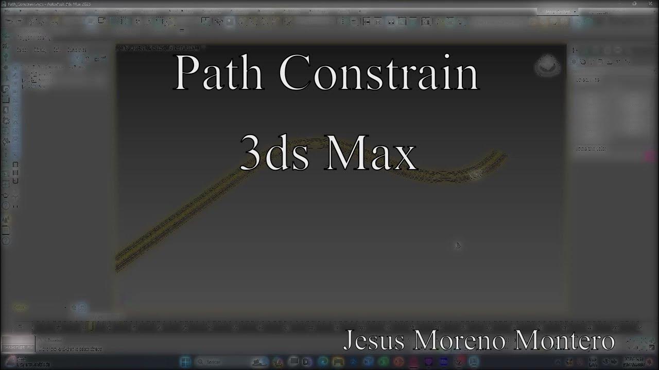 3DS Max - Path Constrain - YouTube