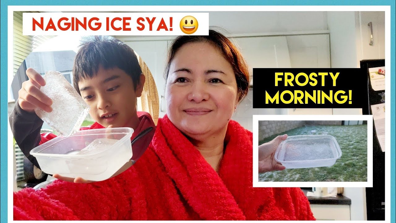 PINOY IN EUROPE: NAPAKA LAMIG ANG WEATHER | FROSTY MORNING! - YouTube
