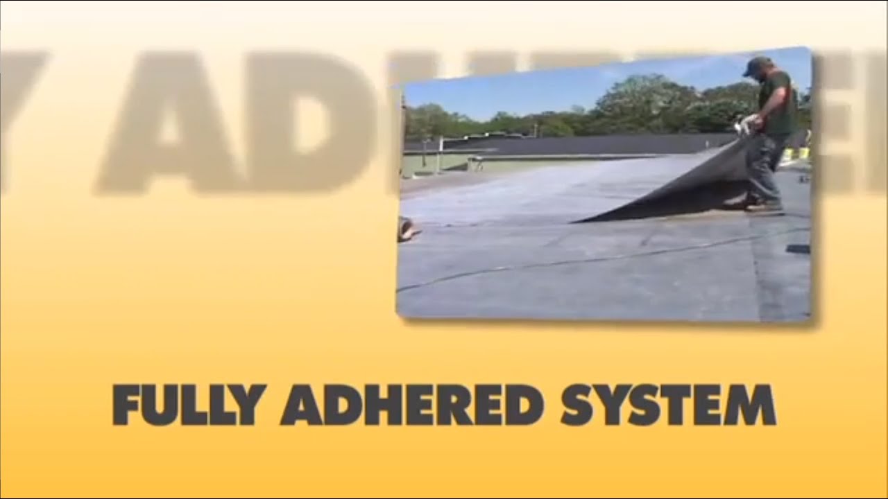 Versico's VersiGard EPDM Fully Adhered System Installation - YouTube