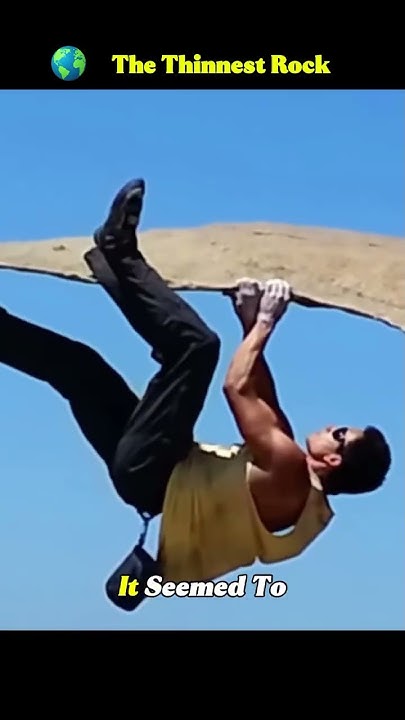 This is the thinnest and most dangerous rock in the world.#us # ...