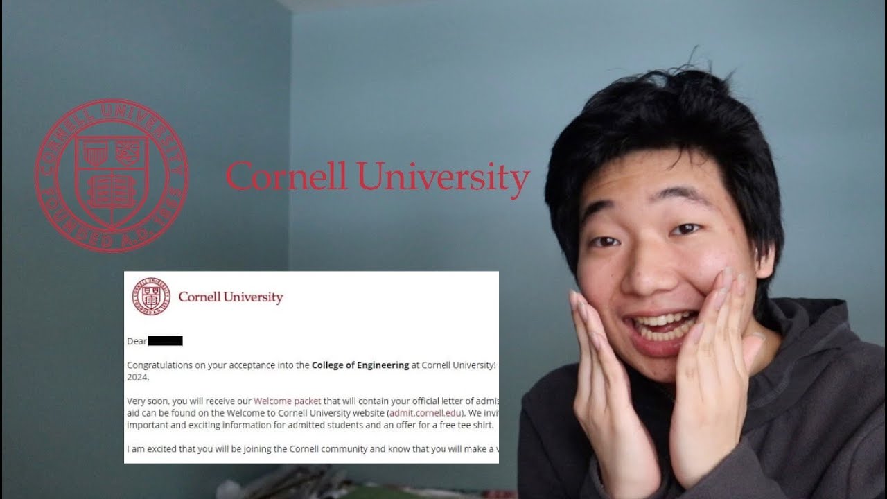 College Decision Reaction 2020 | Cornell University (Cringe) - YouTube