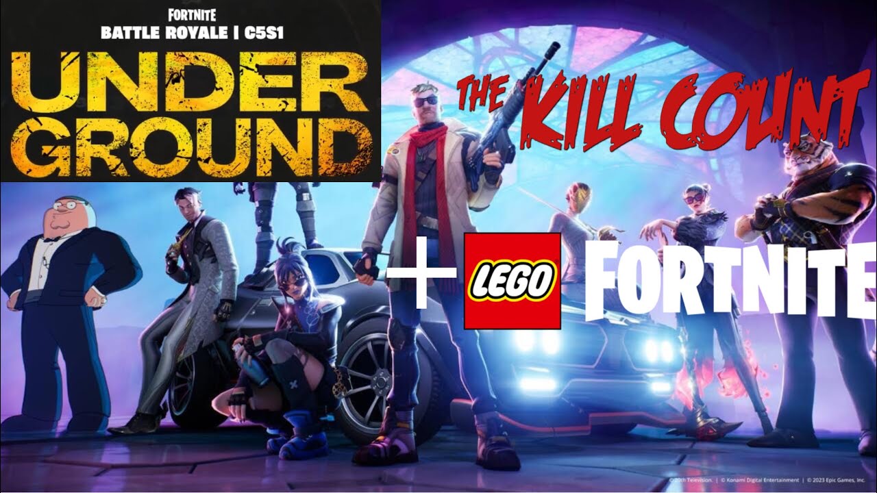 Fortnite Chapter 5 + LEGO Kill Count (Season 1) - YouTube