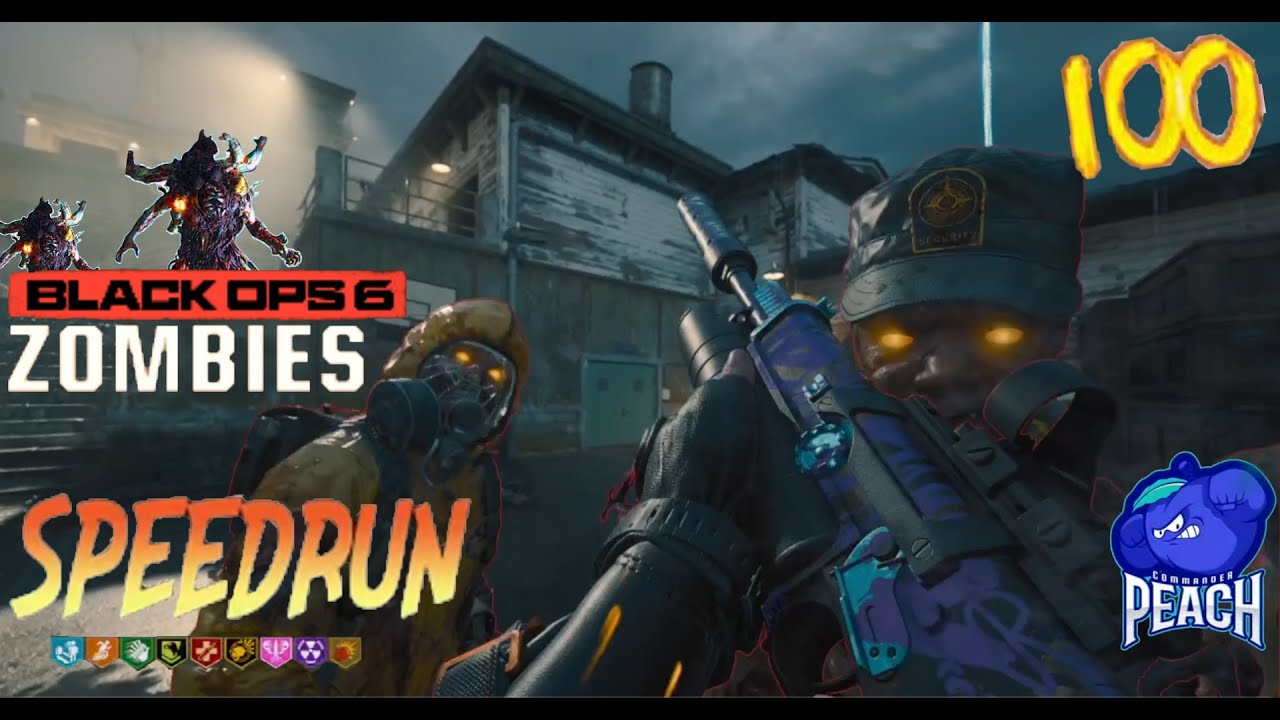 BLACK OP 6 "TERMINUS" ROUND 100 SPEED RUN WITH GOBBLEGUMS - YouTube
