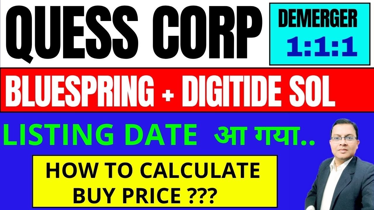 Quess corp share latest news today I quess corp demerger news I ...