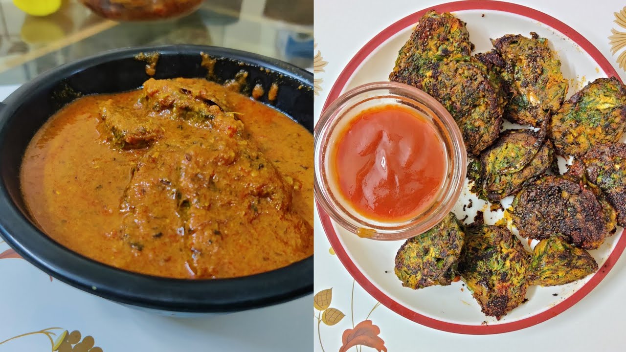 अरबी के पत्ते की पकौड़ी| अरबी के पत्ते की सब्ज़ी| Krishna Cooking - YouTube