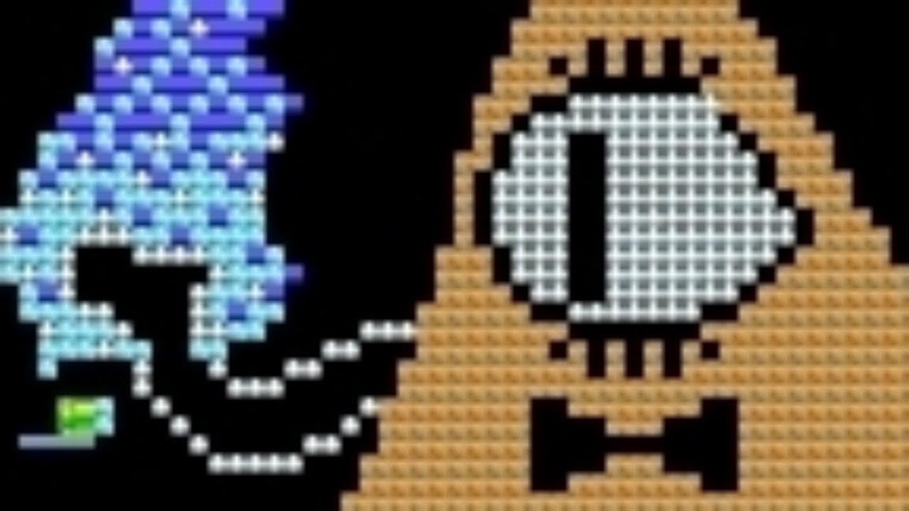 8 Bit Bill Cipher hold • → +↑+ B by Hypersonic ~ SUPER MARIO MAKER ~ NO ...