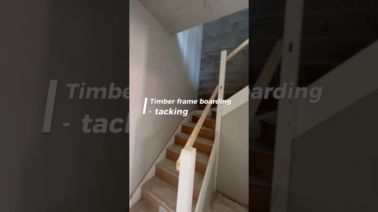 Commercial Project in Stockport. Timber frame boarding - tacking. # ...