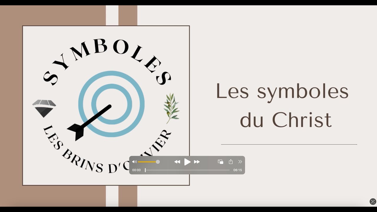 Six beaux symboles du Christ : le poisson, l'agneau, alpha et oméga, le ...