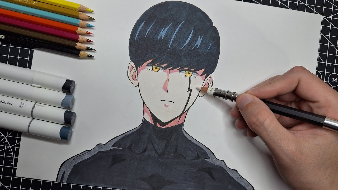 How to Draw Mash Burnedead | Easy Drawing - YouTube