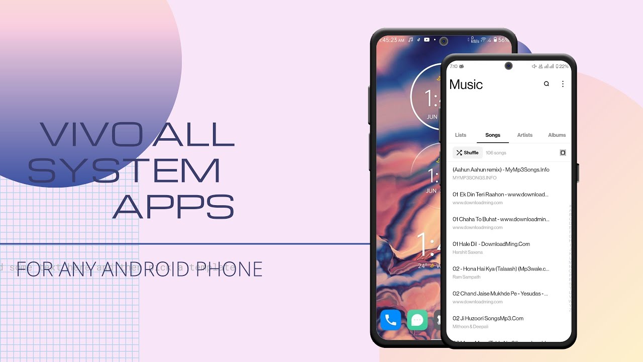 Vivo All System Apps For Any Android Phone Without Root | Vivo All ...