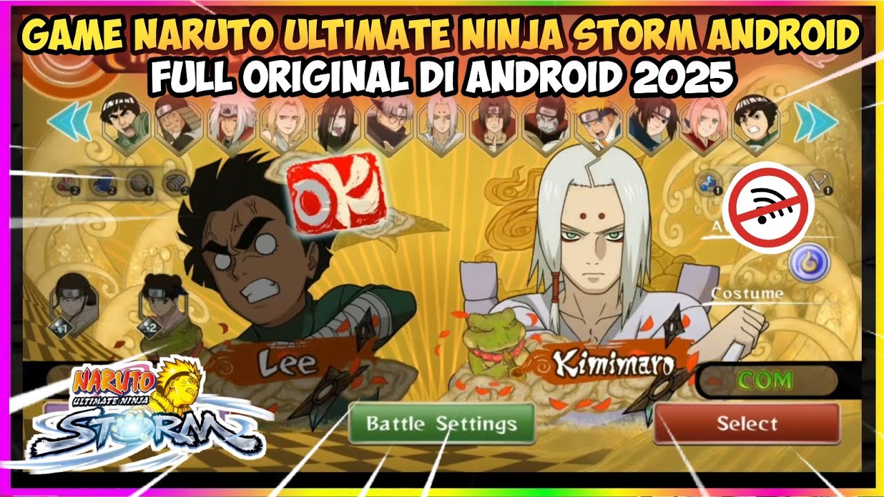 Game NARUTO Ultimate Ninja Storm Android Offline Ukuran Kecil Grafik HD ...
