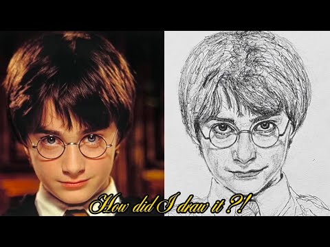 Unlok your Inner Artist:How to draw a Harry potter using loomis method ...