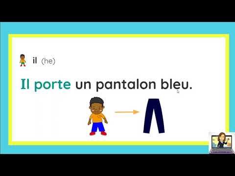 le verbe porter - YouTube