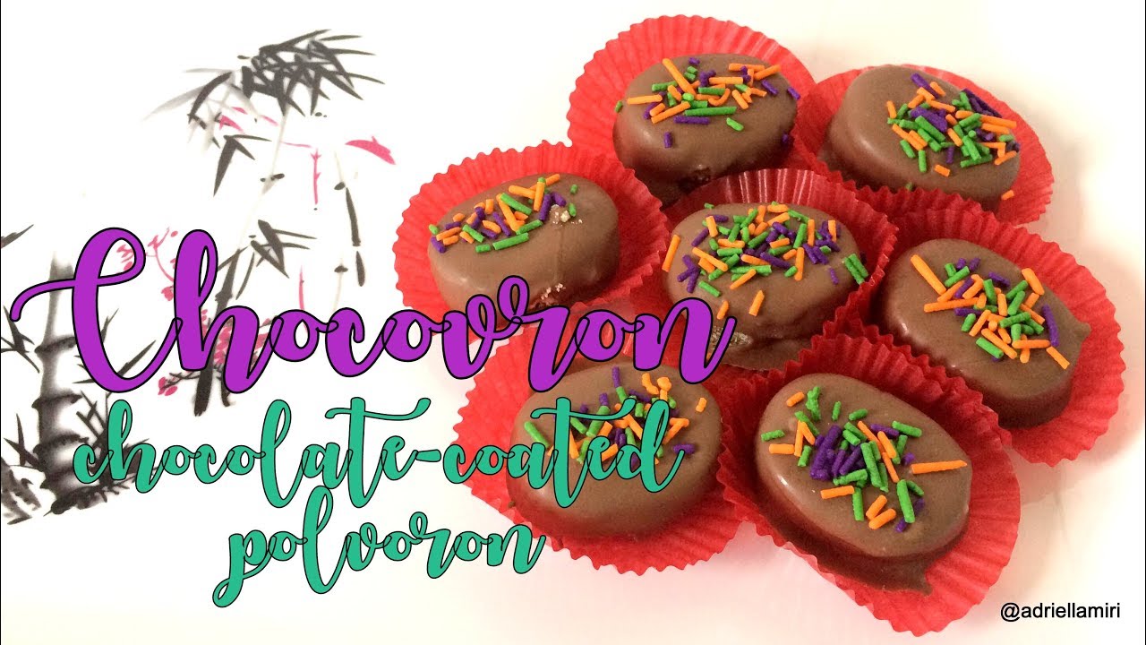 How To Make Chocovron (Chocolate-coated Polvoron) - YouTube