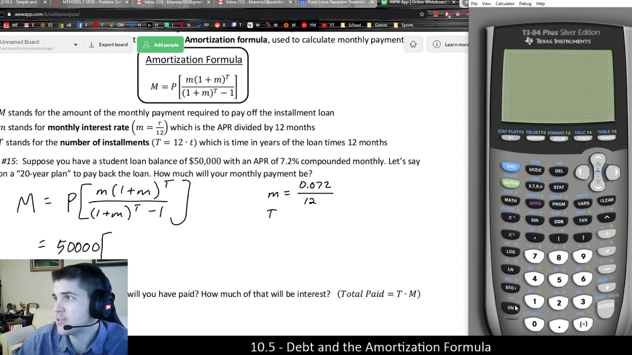 [Math 3033] The Amortization Formula - YouTube