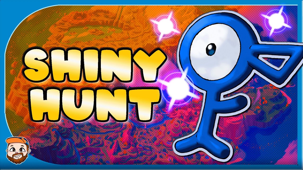 Hunting ALL Shiny Unown Forms 6/28 - YouTube