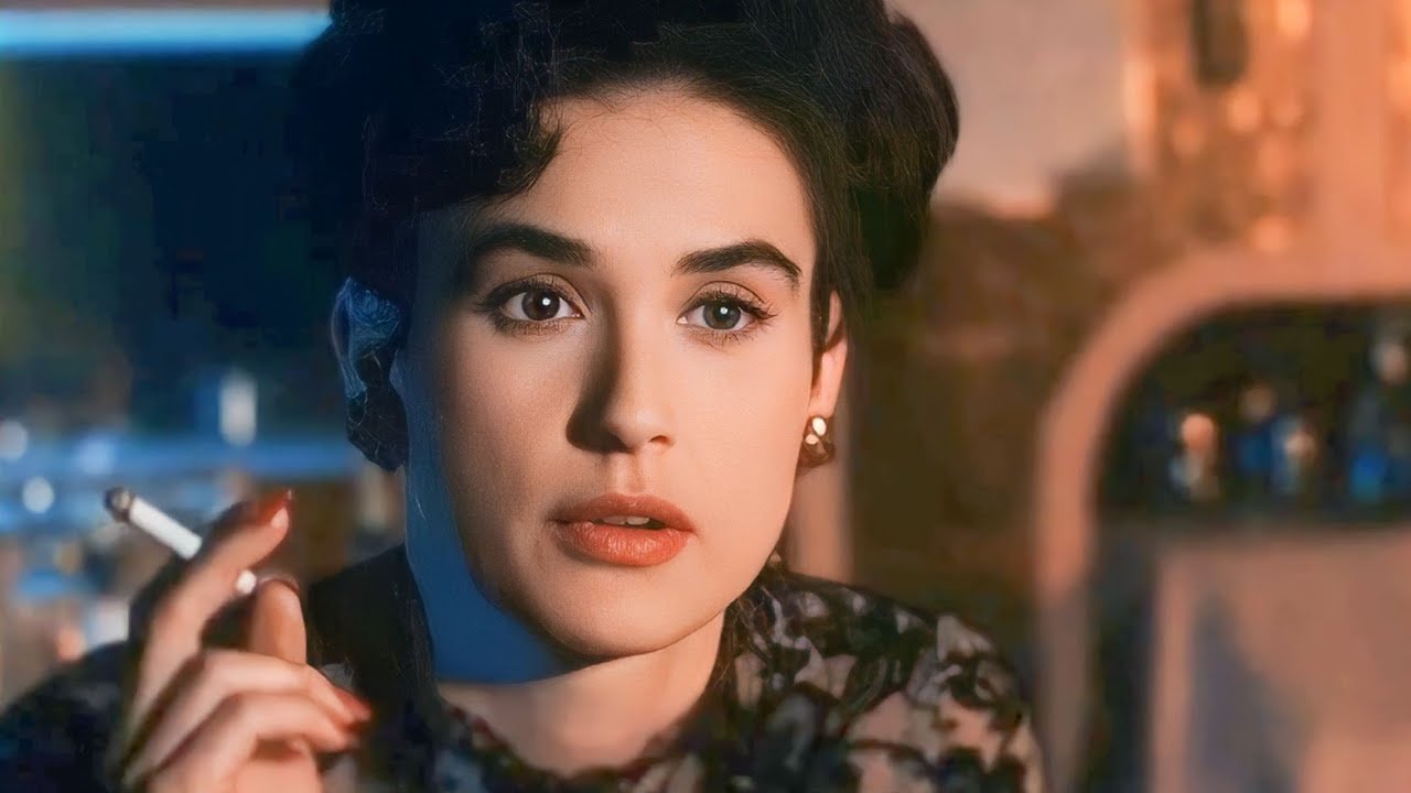 Demi Moore Smoking Cigarette 5 - YouTube