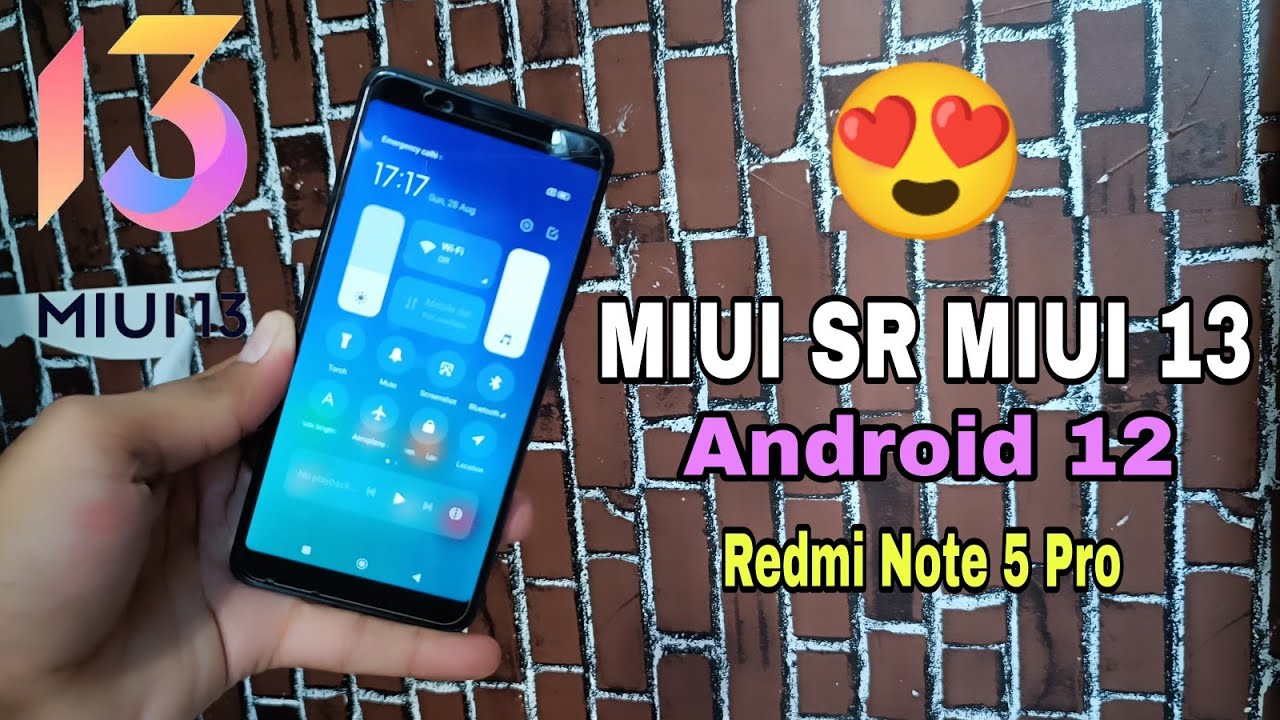 MIUI SR MIUI 13 ! Android 12 Amazing Rom New control center , Redmi ...