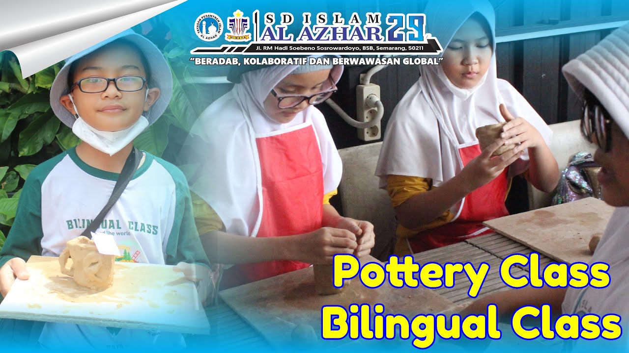 Pottery Class | Bilingual Class Grade 2nd & 3rd | Naruna Space Salatiga ...