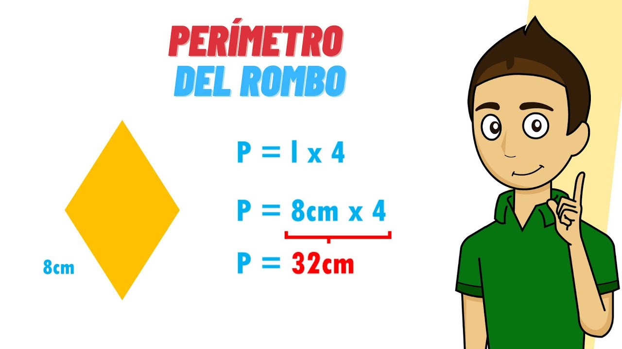 PERÍMETRO DEL ROMBO - Superfacil - Para principiantes - YouTube