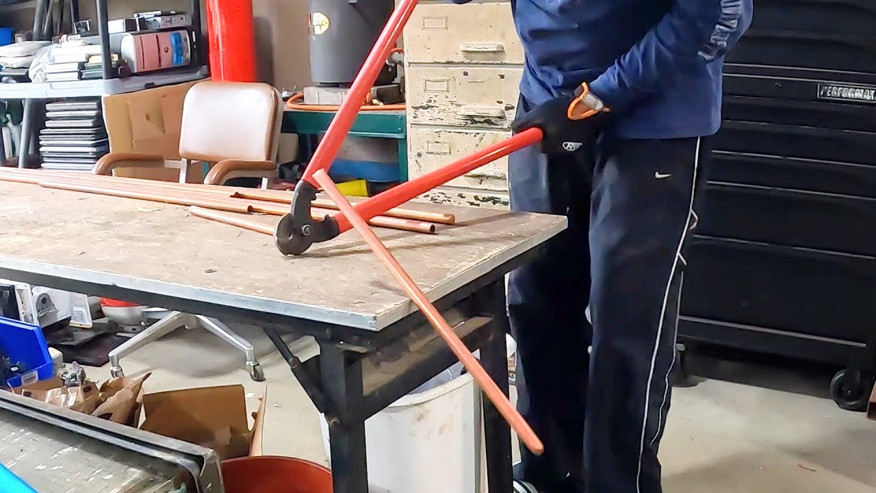Cutting Copper Pipe I Found Curbside Scavenging - YouTube