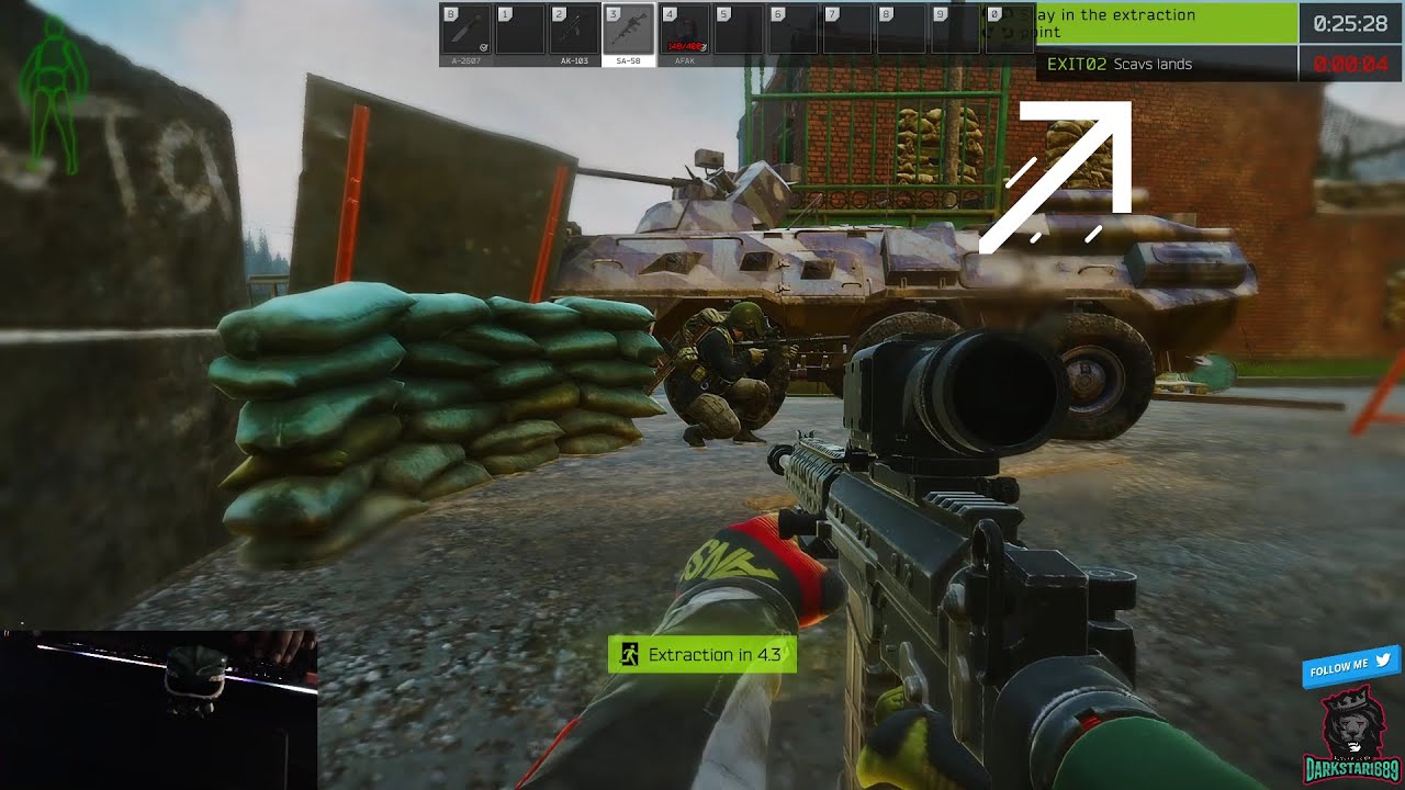 I SCAVED BACK INTO MY DEAD PMC RAID AND TOOK THE SCAV LANDS EXTRACT ...