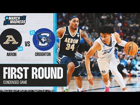 Creighton vs. Akron: First Round NCAA tournament extended highlights