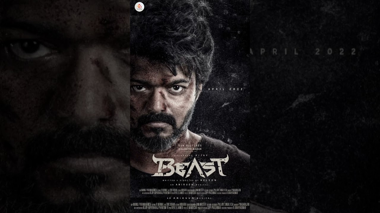Beast 3rd Look Poster | Beast Release Date | Thalapathy vijay, Nelson ...