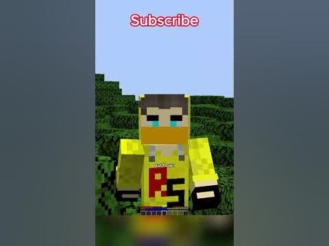 How to become invisible in Minecraft #shorts - YouTube