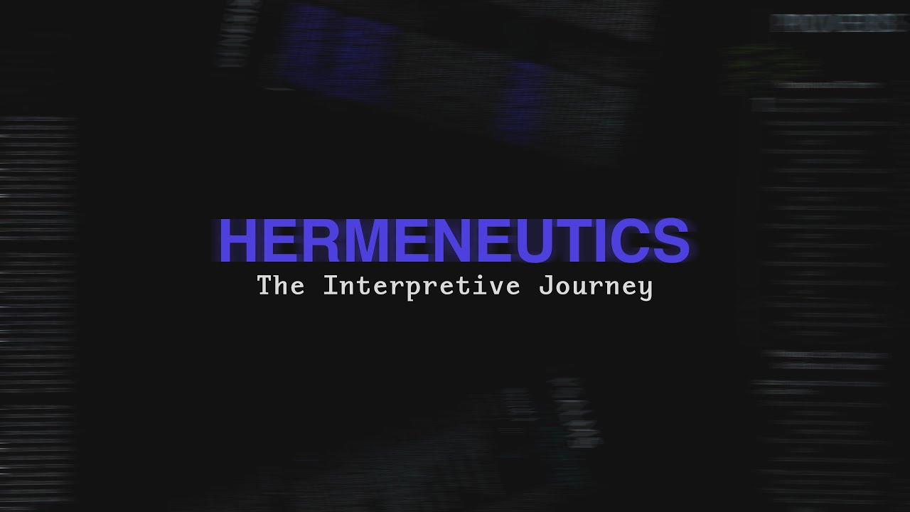 The Interpretive Journey | How To Interpret Your Bible - YouTube