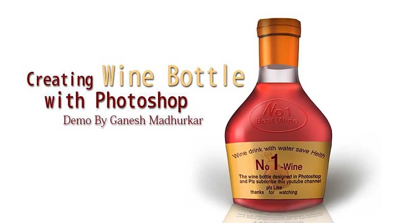Creating A Bottle Label In Photoshop Digital Painting Speed Art YouTube Creating A Bottle Label In Photoshop Digital Painting Speed Art YouTube