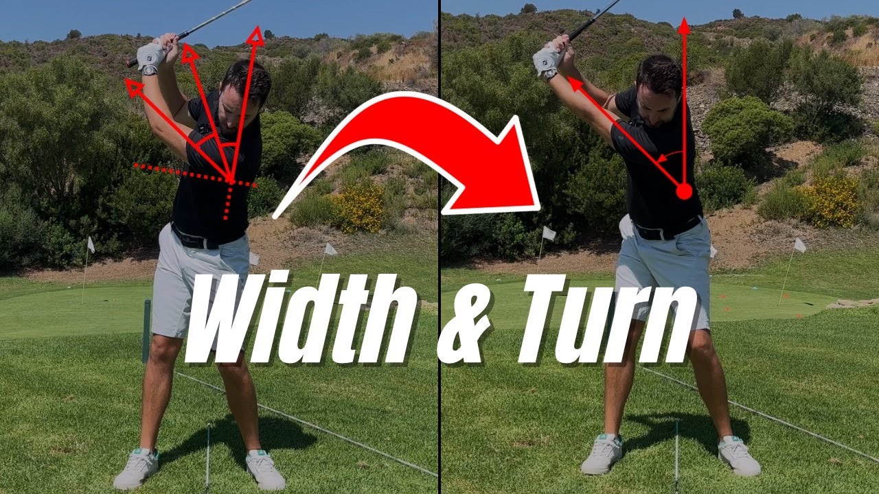 Build Width & Turn in the Backswing with this DRILL - YouTube