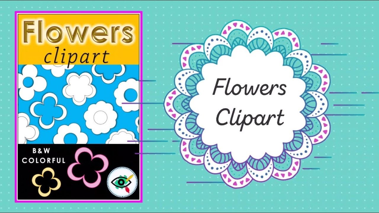 Flowers Clipart for teachers and educators from Planerium - YouTube