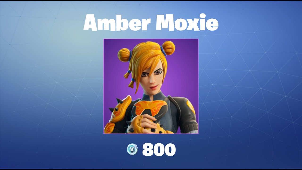 Amber Moxie | Fortnite Outfit/Skin - YouTube