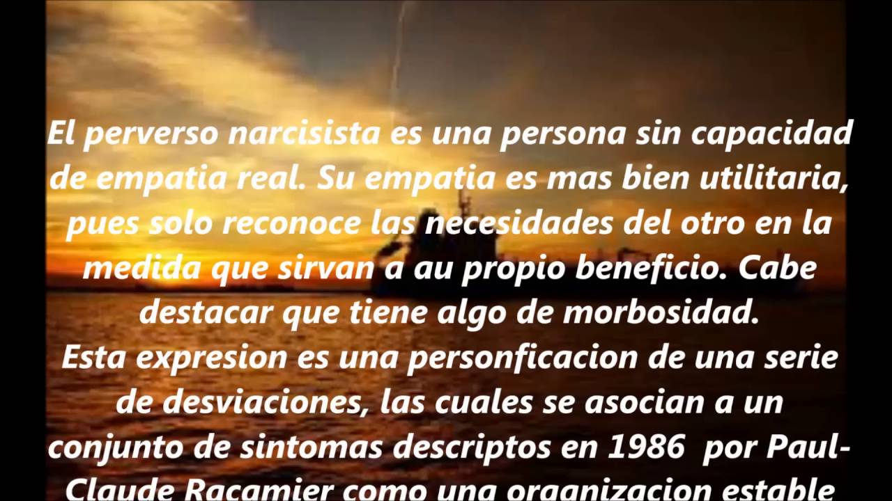 perverso narcisista - YouTube