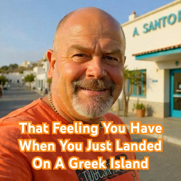 Just Landed on Santorini! - YouTube