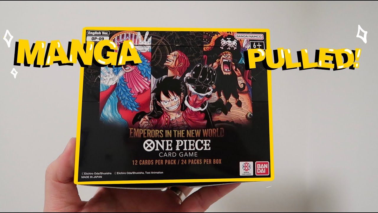 One Piece OP-09 Booster Box Opening! MY BEST BOX SO FAR MANGA PULLED ...