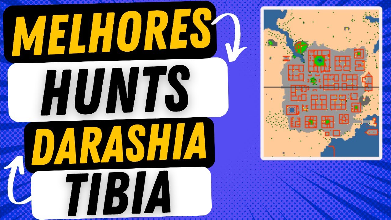 Tibia Melhores Hunts de Darashia - YouTube