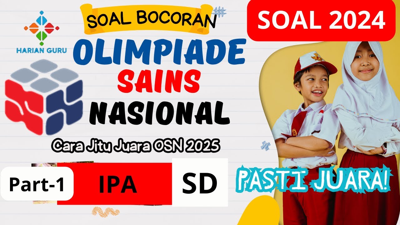 Soal OSN IPA SD/MI Tahun 2024 - Part 01 - YouTube