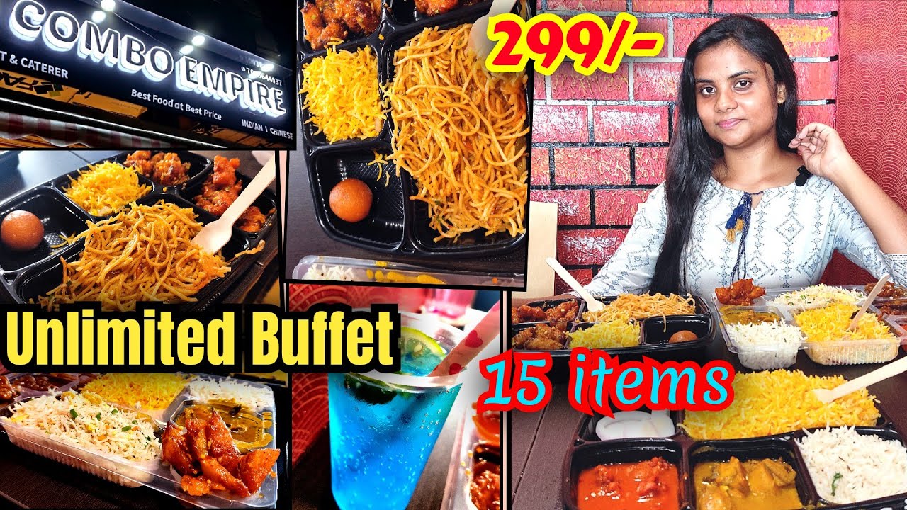 Unlimited Buffet ₹299/- 🔥Best & Cheapest Buffet in Kolkata/ Combo ...