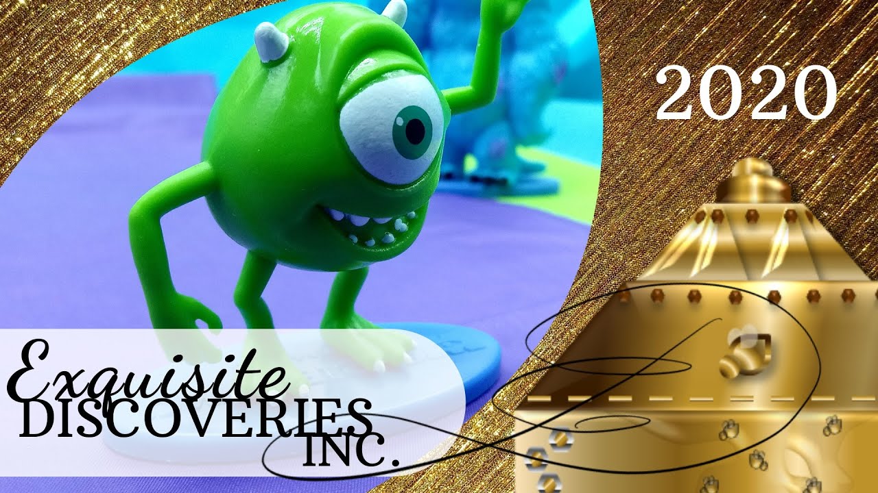 {Porsha's Discoveries} Unboxing Monsters, Inc Pixar Mike Wazowski Sully ...