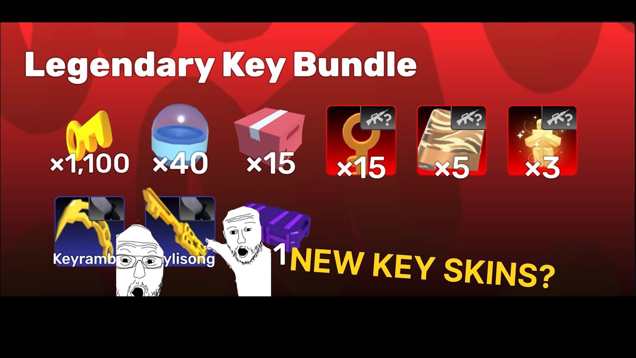Buying the legendary key bundle in rivals - YouTube