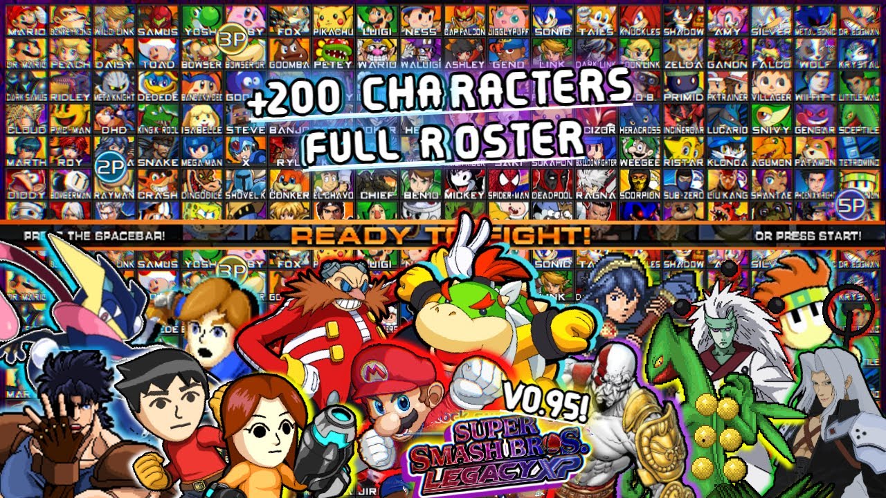 SSBC LEGACY V0.95 - Todos los Personajes + Trajes Alternativos (Super ...
