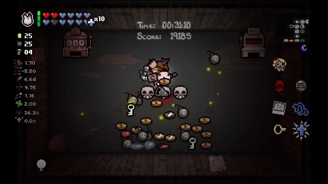 The Binding of Isaac: Rebirth_Curse of the tower truly cursed - YouTube