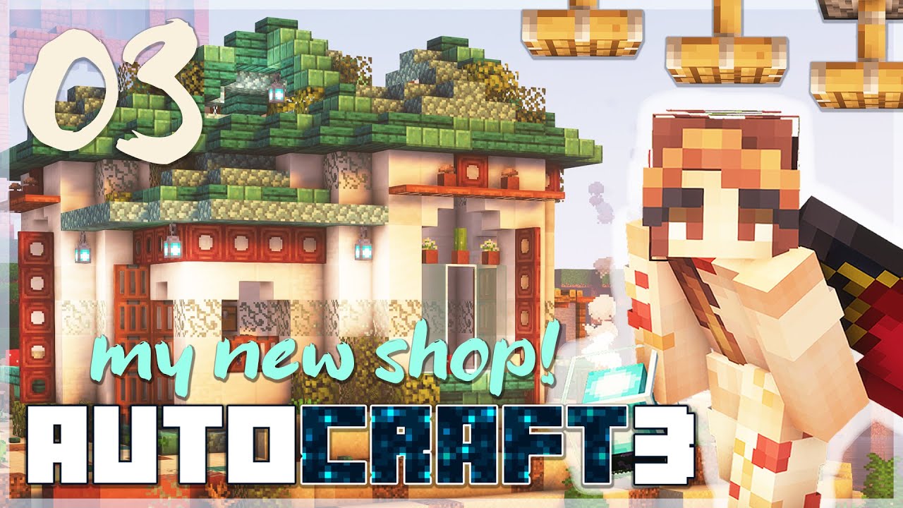 Opening the Shop of My Dreams! Sand Sales on AutoCraft SMP 🏜 (Episode ...