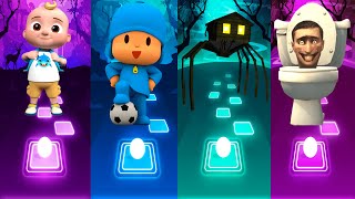 Cocomelon 🆚 Pocoyo 🆚 Spider House Head 🆚 Skibidi Toi... | Doovi