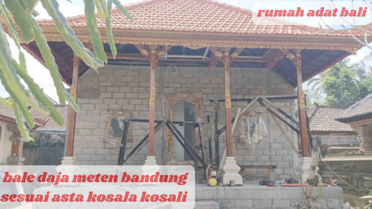 Disain rumah adat bali bale bali meten bandung bale daja sesuai asta ...