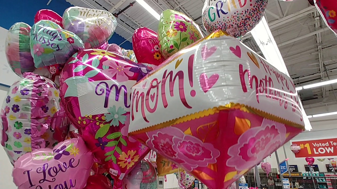 Mother's Day Balloons At Walmart - May 2019 - YouTube