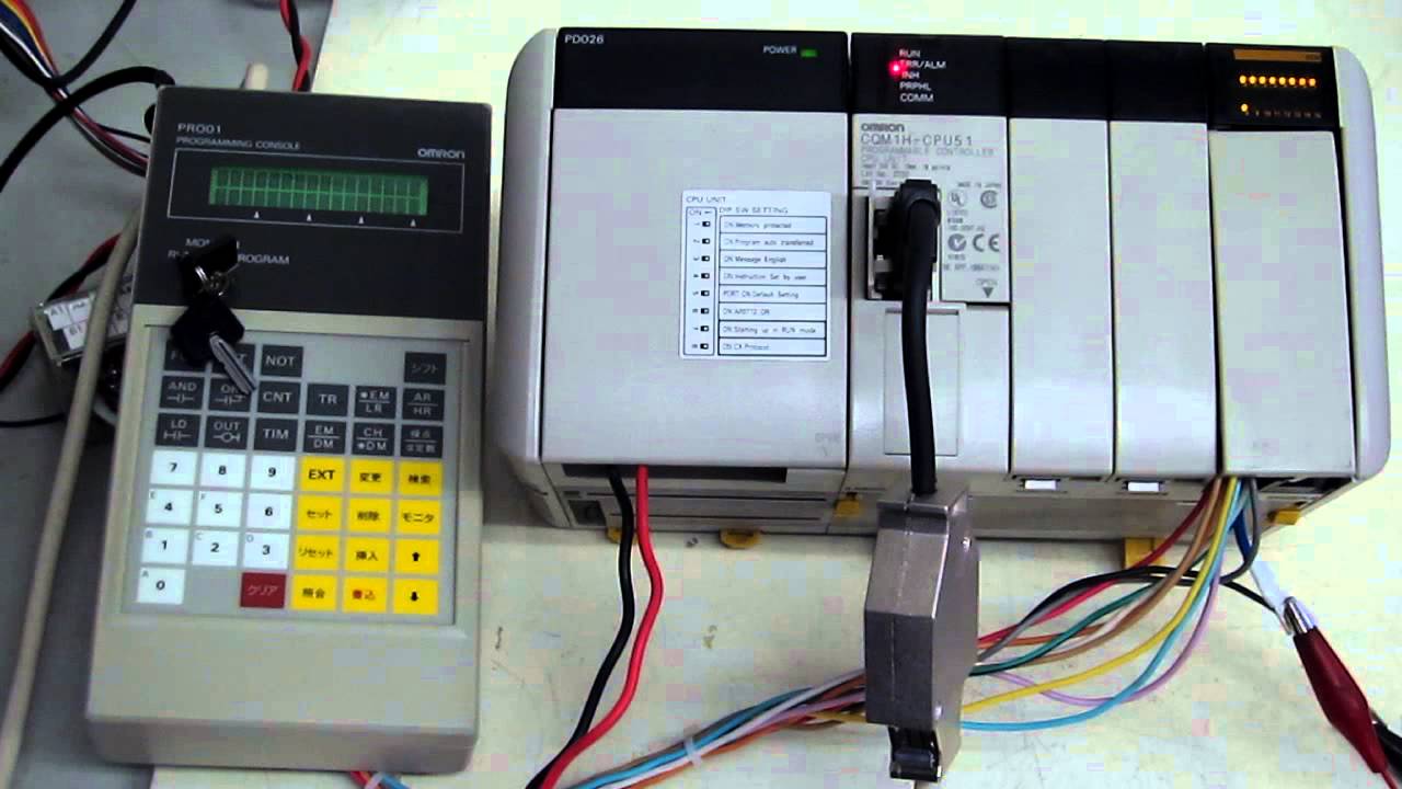 OMRON CQM1H-CPU51 Programmable controller (CQM1H series) CPU unit 動作確認 ...